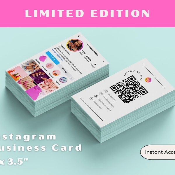 Photography Qr Code Business Cards - Etsy