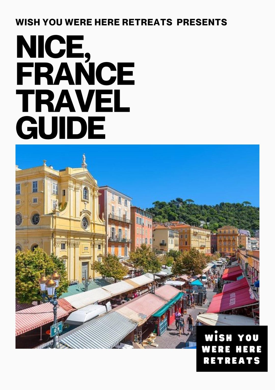 Nice, France Travel Guide by Wish You Were Here Retreats - Etsy