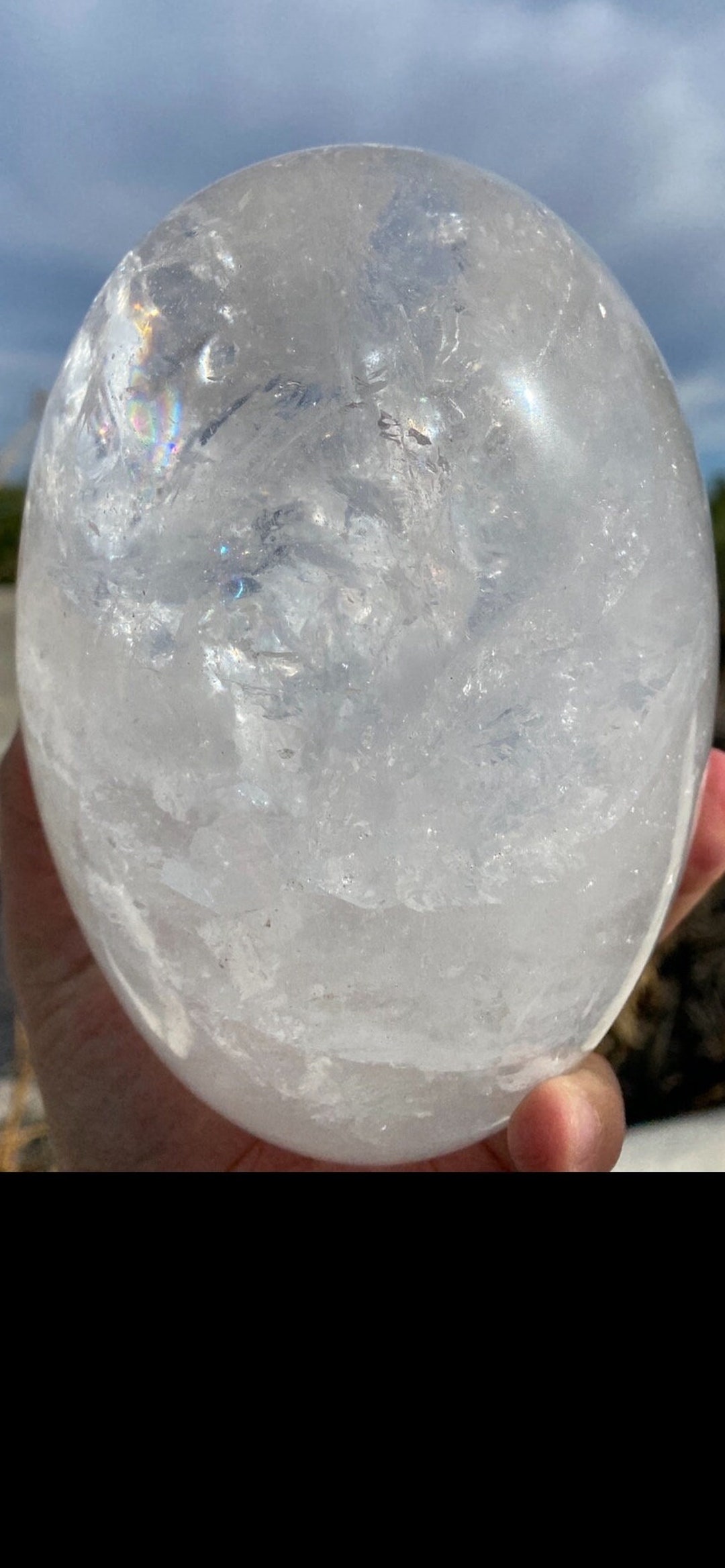 Huge Satya Mani Lingam, Rainbow, Third Eye (6th) & Crown (7th) Chakras ...