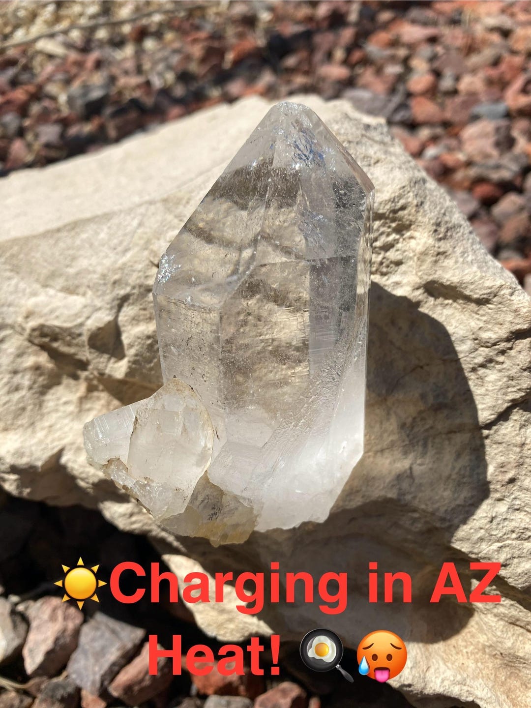 Satyaloka Quartz Point, Powerful Vibration, Hiking Pal, Lemurian Like ...