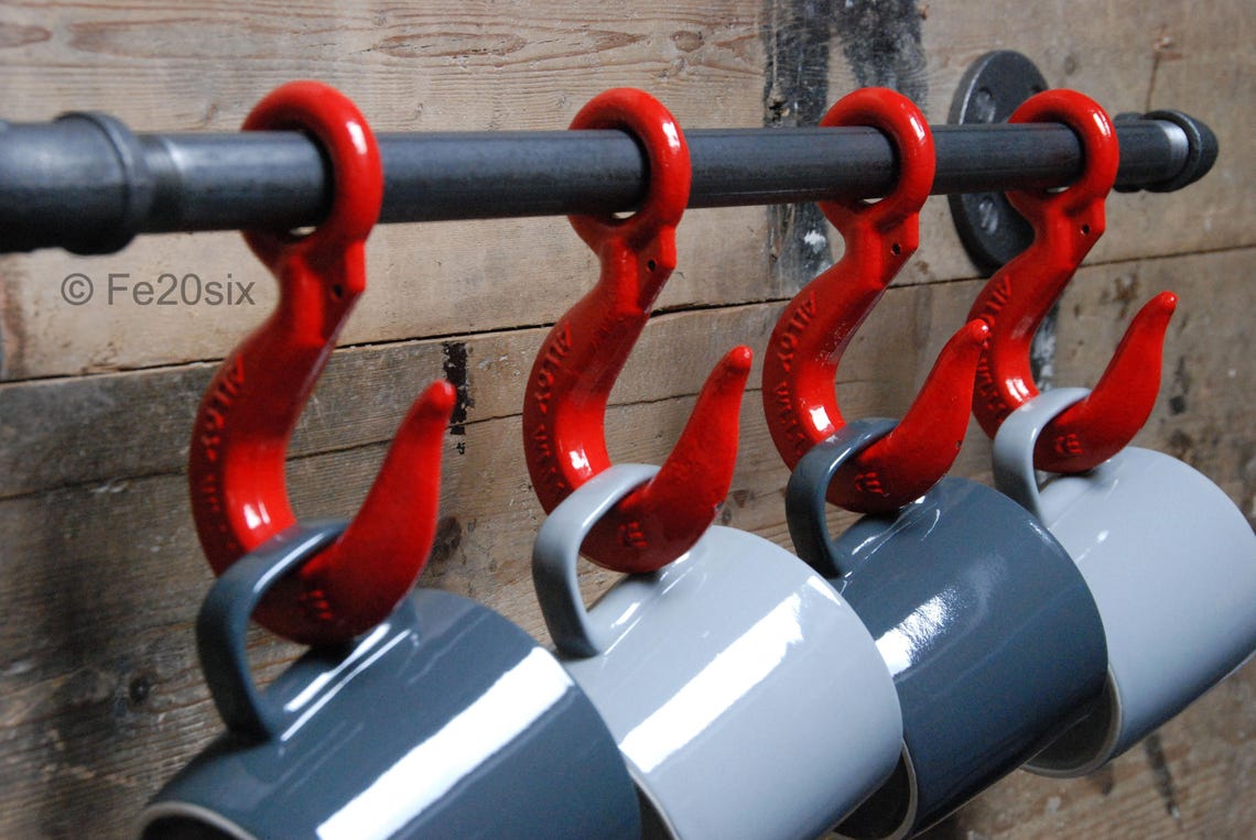 Mug Rack Holder Coffee Mugs Beer Glass Kitchen Coffee Shop Bar Fixtures ...