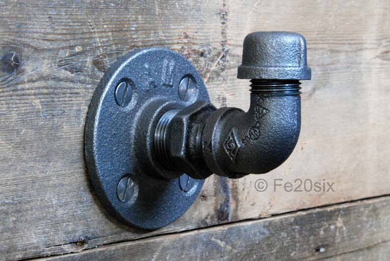 Urban Industrial Retro Steampunk Rustic Hook Peg for Coat Hat Bag Scarf ...