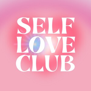 Self Love Club Poster Print | Positive Poster | Trendy Poster Self Love ...