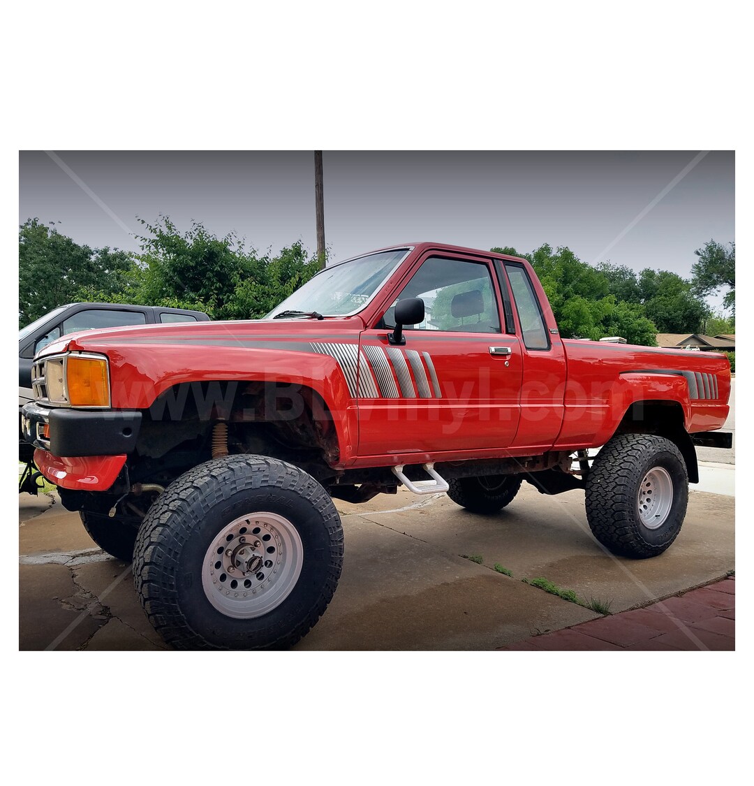 1987-1988 4x4 SR5 Pickup Graphics, Turbo Optional (v2.0) - Etsy