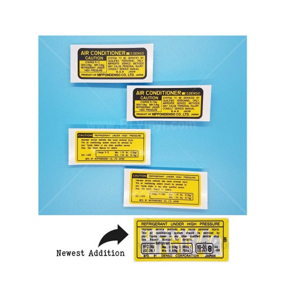 80s 90s Air Conditioner CAUTION Decal - Etsy