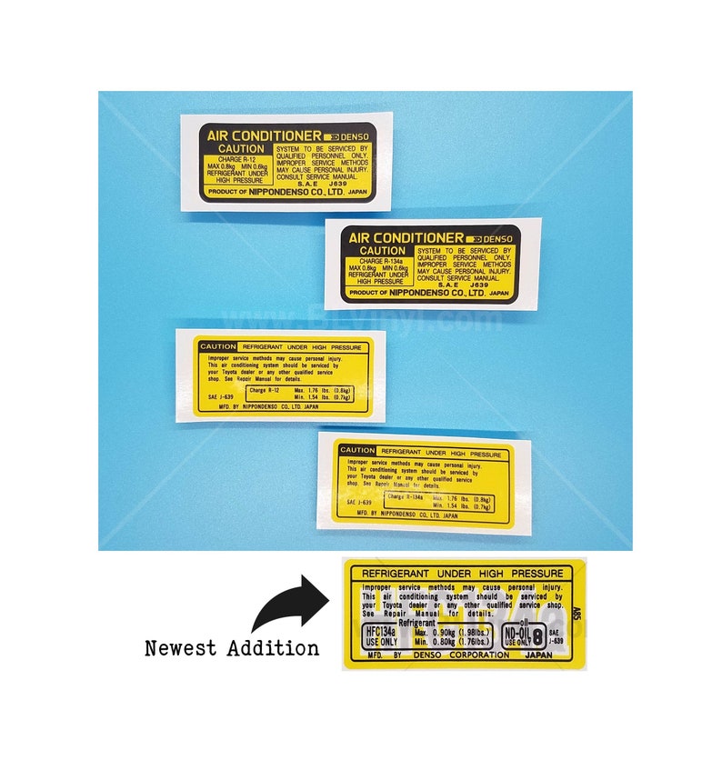 80s, 90s Air Conditioner CAUTION Decal - Etsy