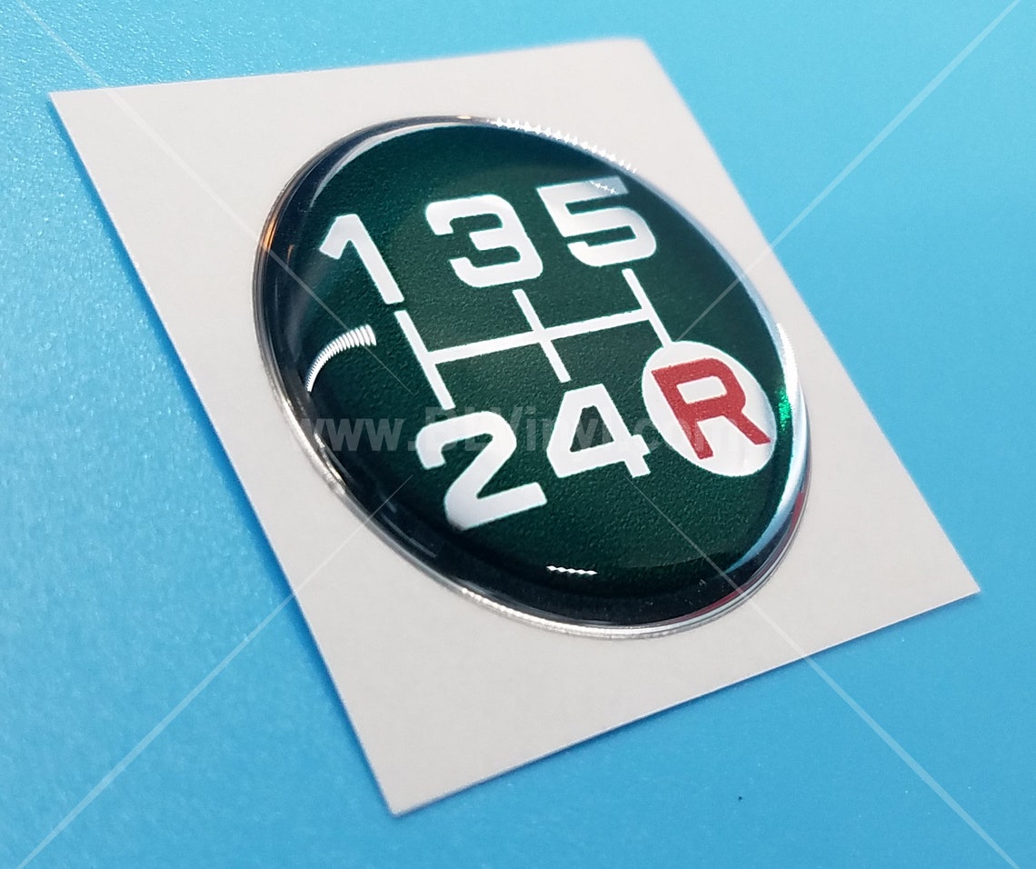 5-speed Shift Pattern Decal 24mm discontinued - Etsy