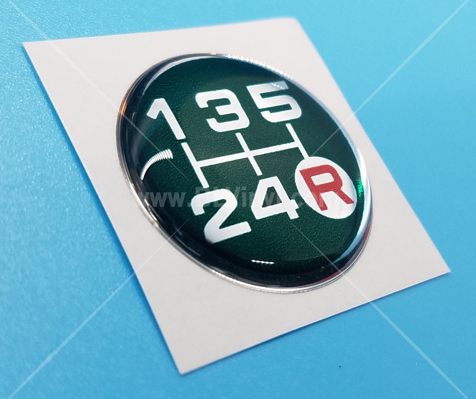 5-speed Shift Pattern Decal 24mm discontinued - Etsy