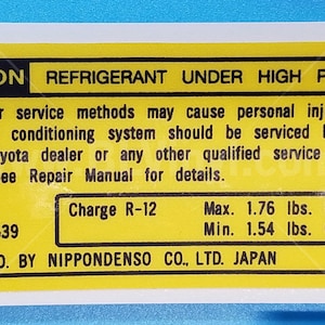 80s, 90s Air Conditioner CAUTION Decal - Etsy