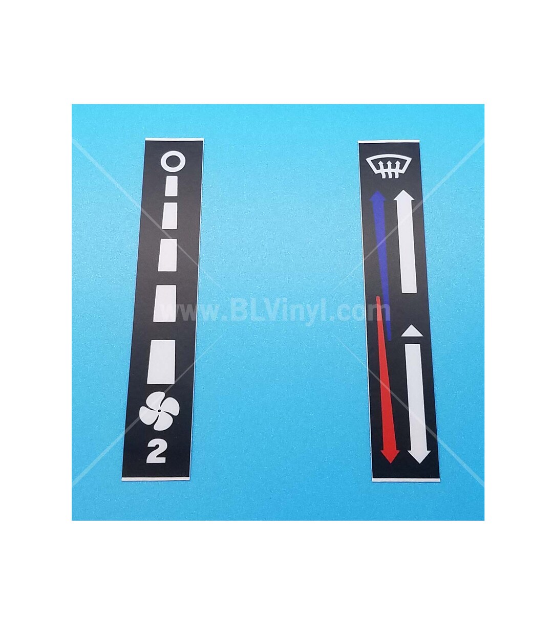 Climate Control Stickers for Defender 90 - Etsy