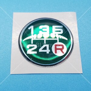 5-speed Shift Pattern Decal, 24mm (discontinued) - Etsy