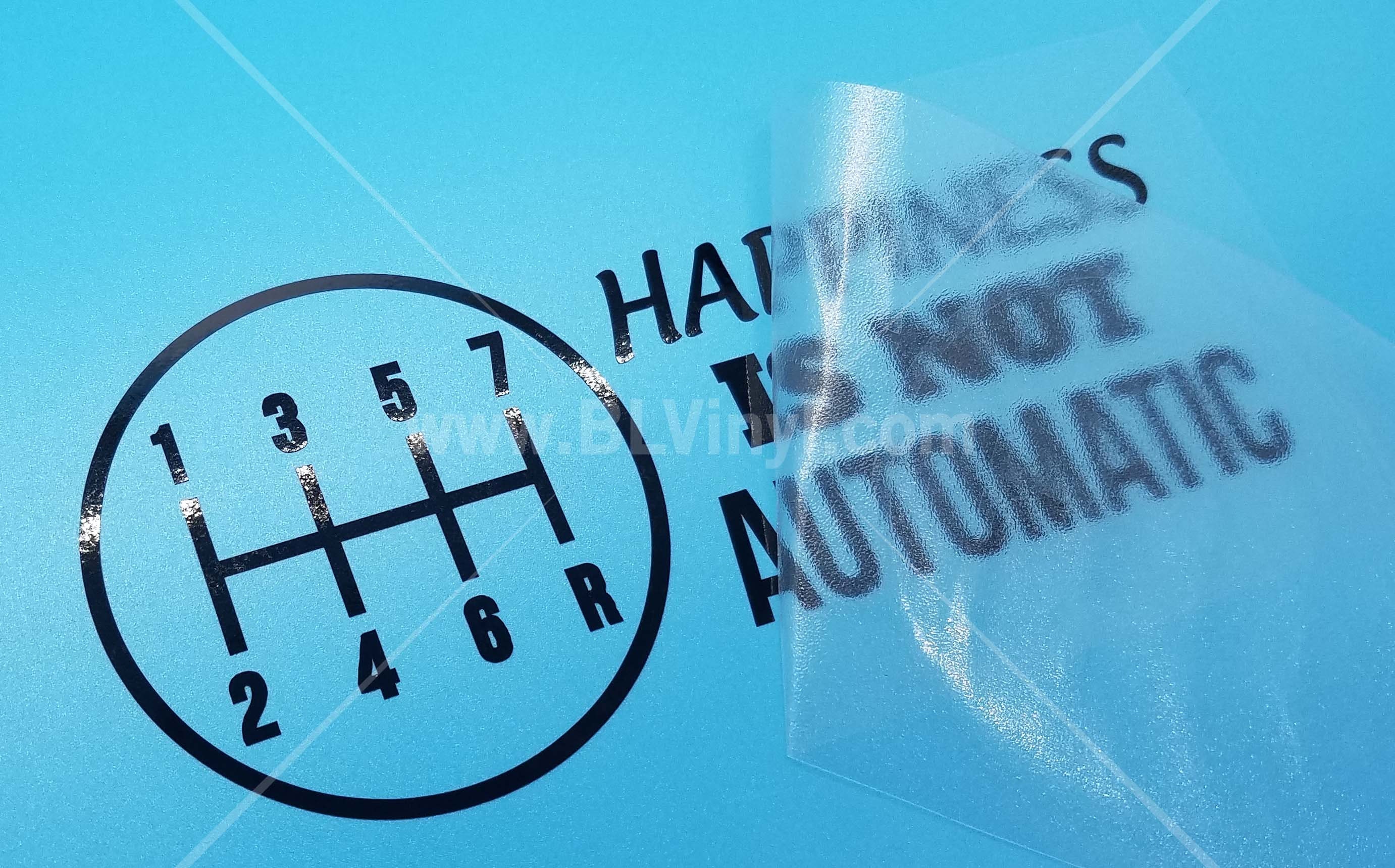 The Original Happiness IS NOT Automatic Decal | Etsy