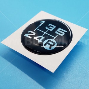 Chrome 30mm Shift Pattern Decal (flat-topped Knobs Only) - Etsy