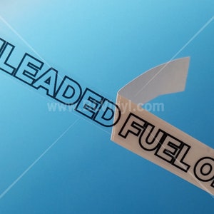 UNLEADED FUEL ONLY Decal - Etsy