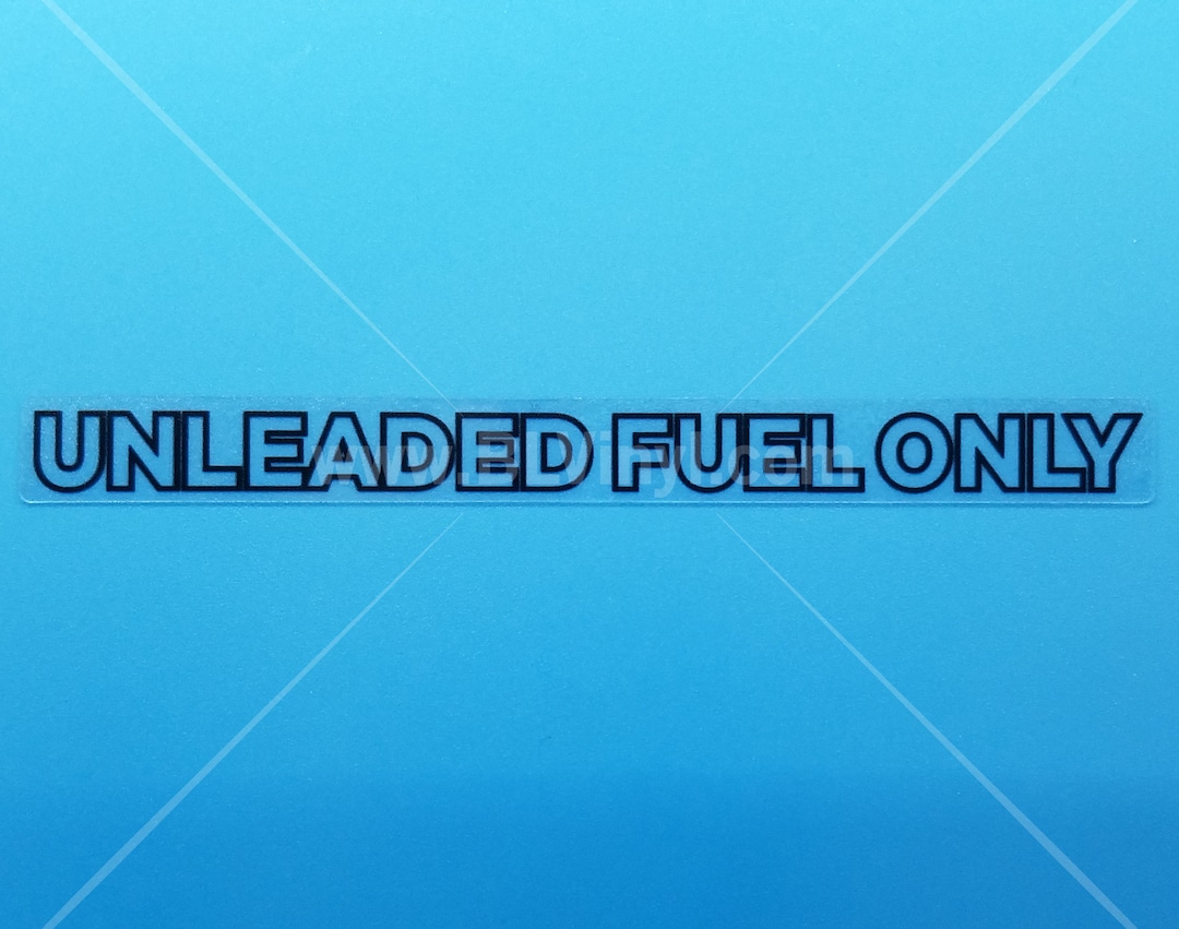 UNLEADED FUEL ONLY Decal - Etsy