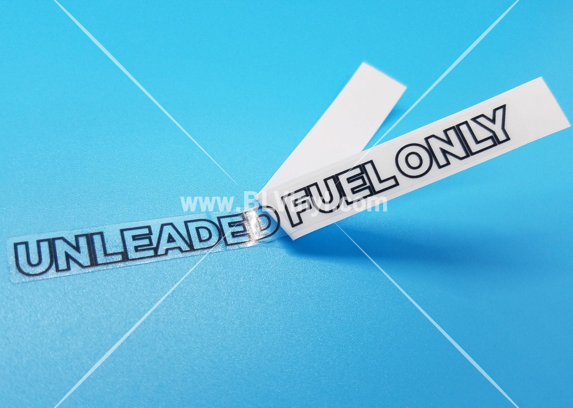 UNLEADED FUEL ONLY Decal - Etsy