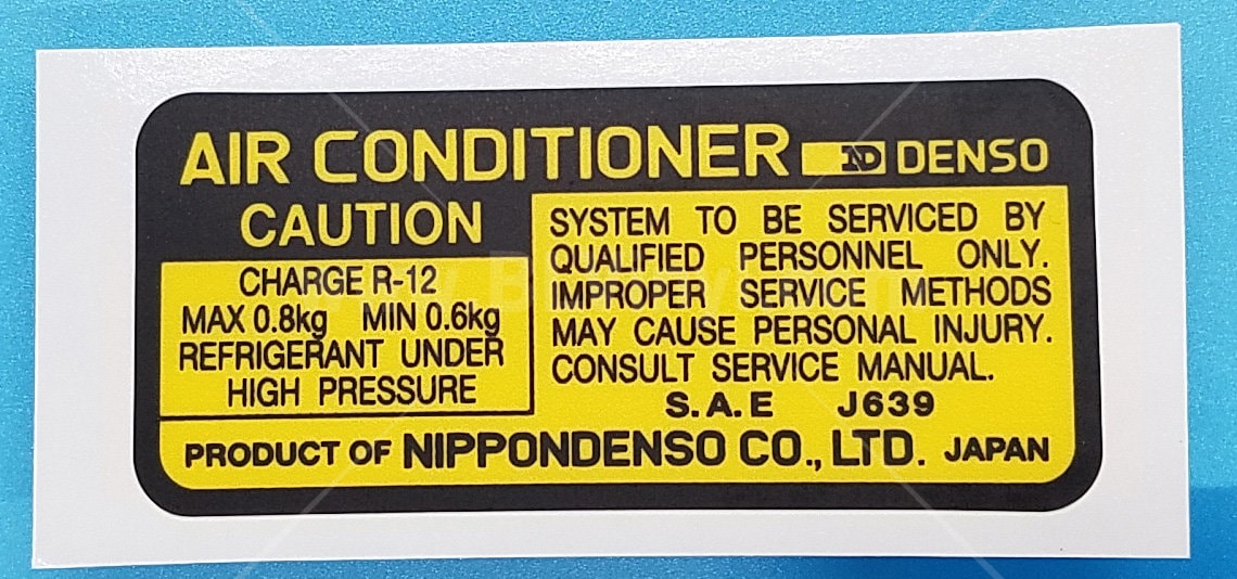 80s, 90s Air Conditioner CAUTION Decal - Etsy