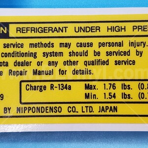 80s, 90s Air Conditioner CAUTION Decal - Etsy