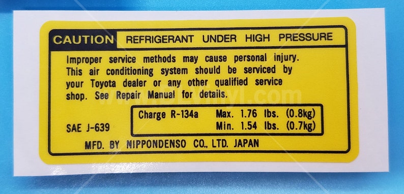 80s, 90s Air Conditioner CAUTION Decal - Etsy