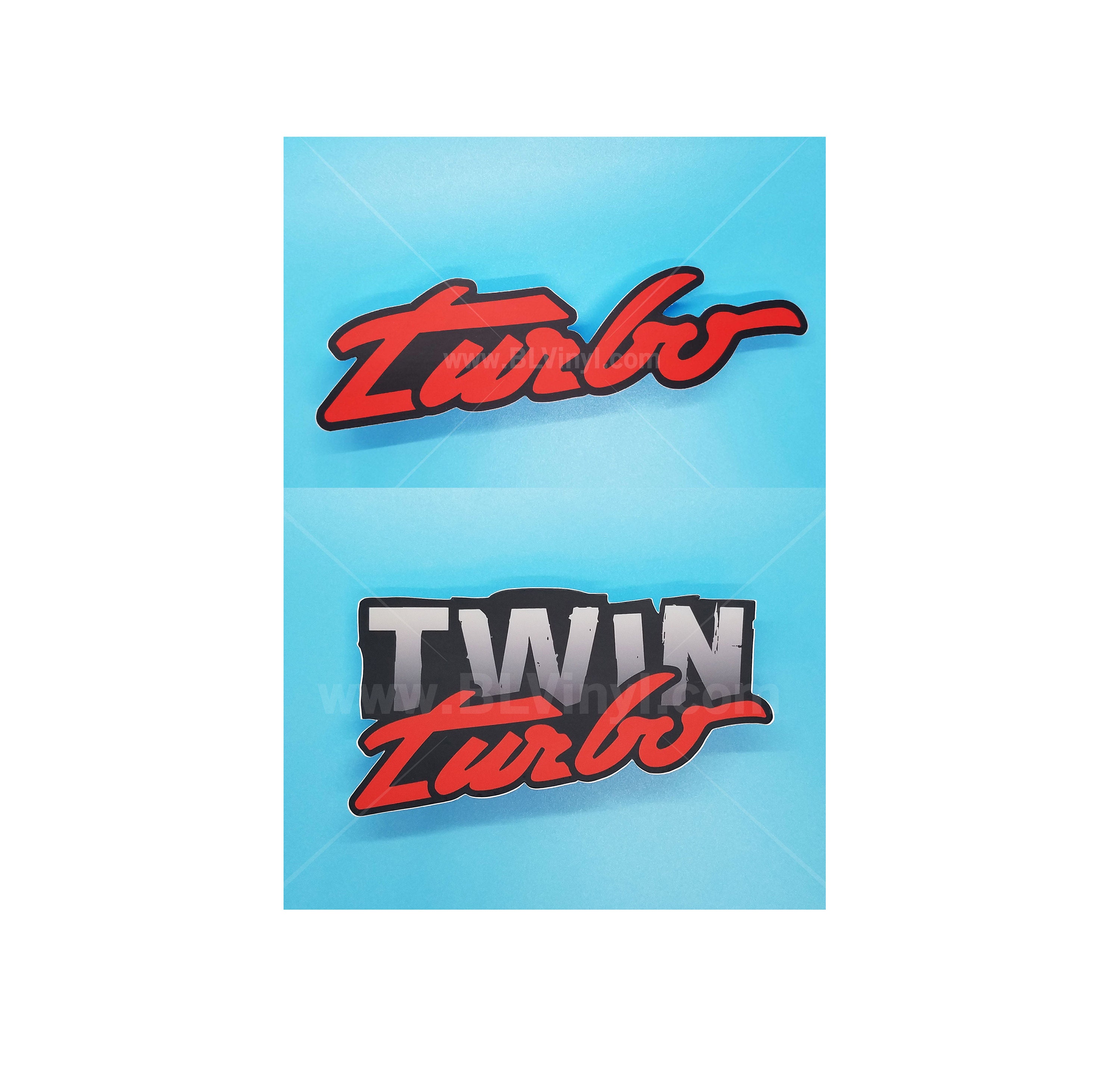 Autocollant Twin Turbo