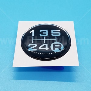 Chrome 30mm Shift Pattern Decal (flat-topped Knobs Only) - Etsy