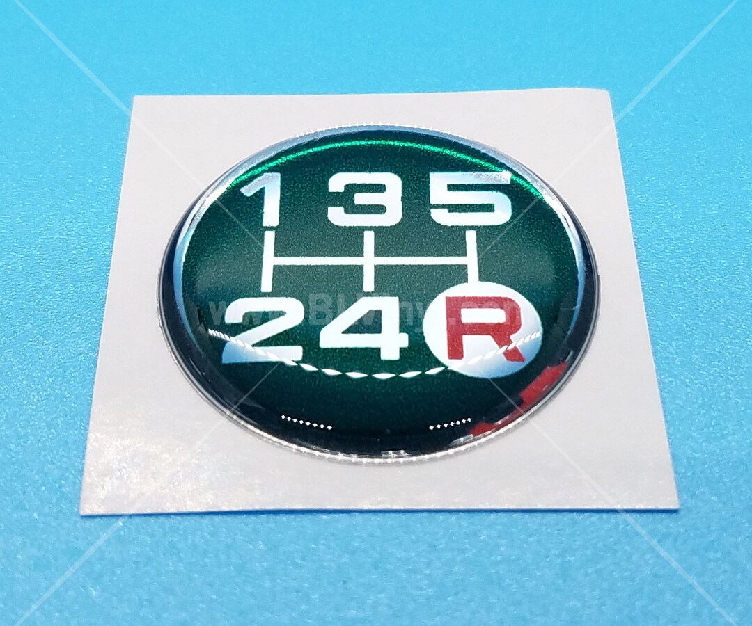 5-speed Shift Pattern Decal, 24mm (discontinued) - Etsy