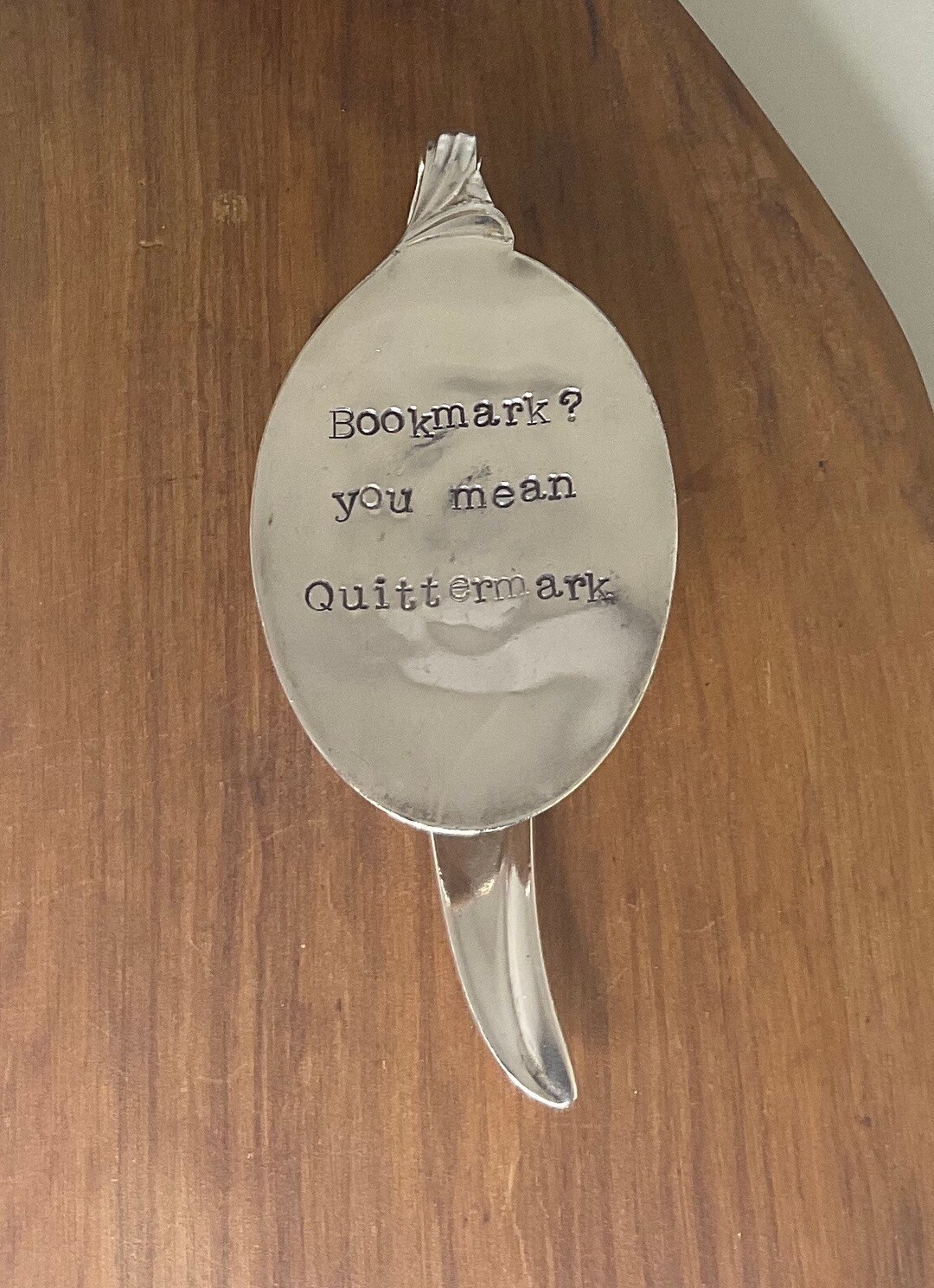 Silverware Bookmark Made From a Vintage Spoon Unique Teacher - Etsy