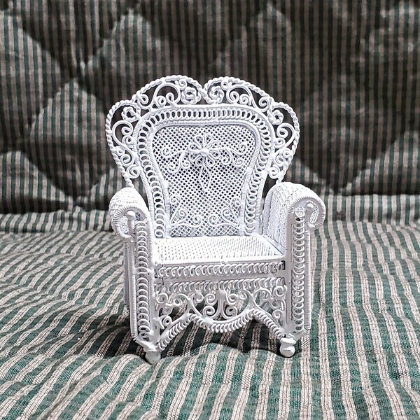 Victorian Wire Chair - Etsy