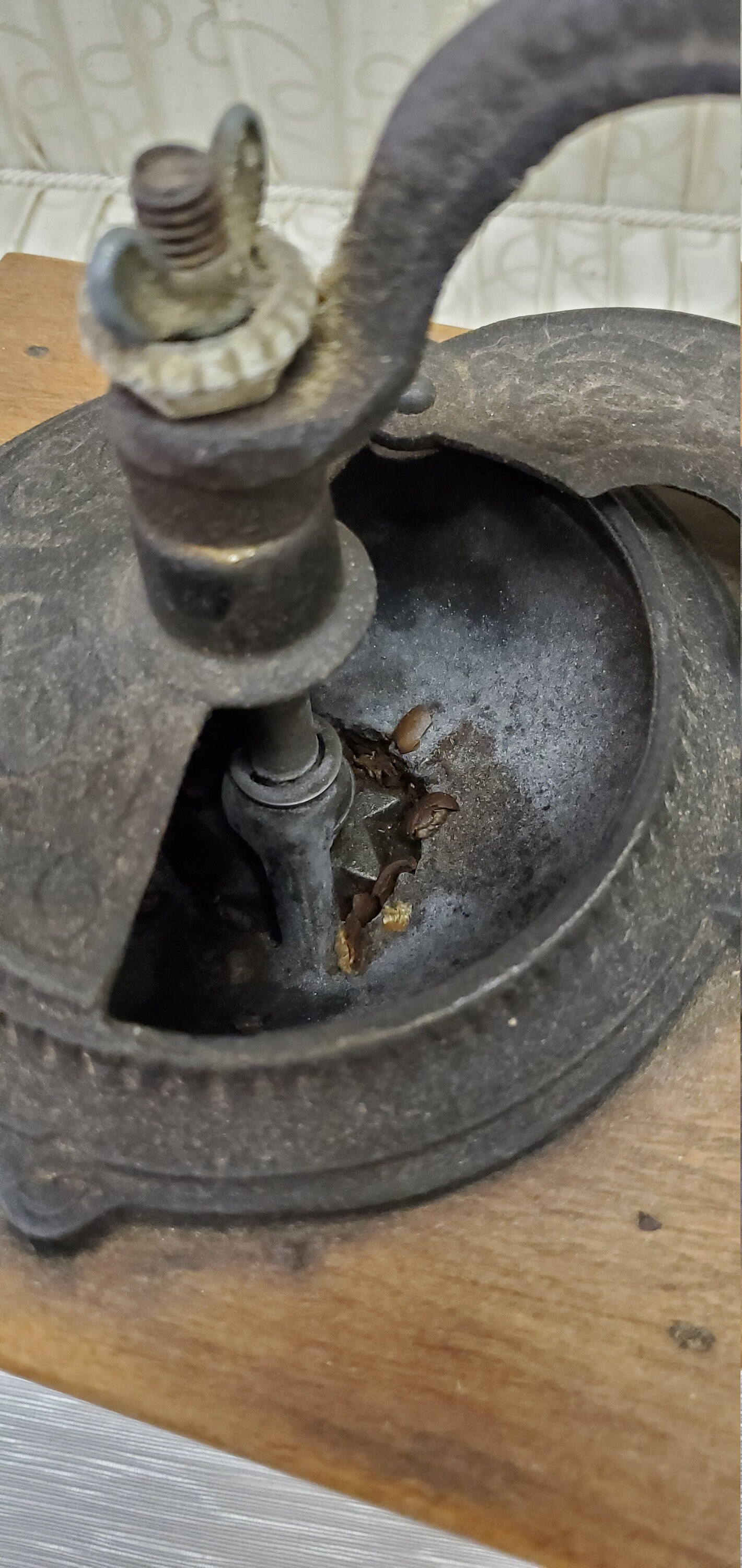 1800's Dadoed Wood and Cast Iron Primitive Lap Coffee | Etsy