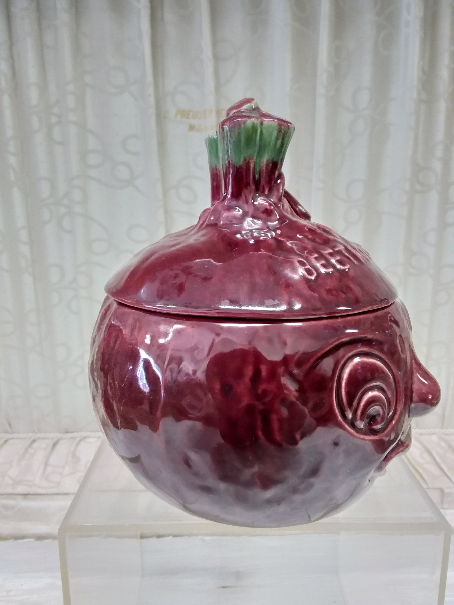 Beetroot Container with Lid 4553 SylvaC made in England Ca. | Etsy