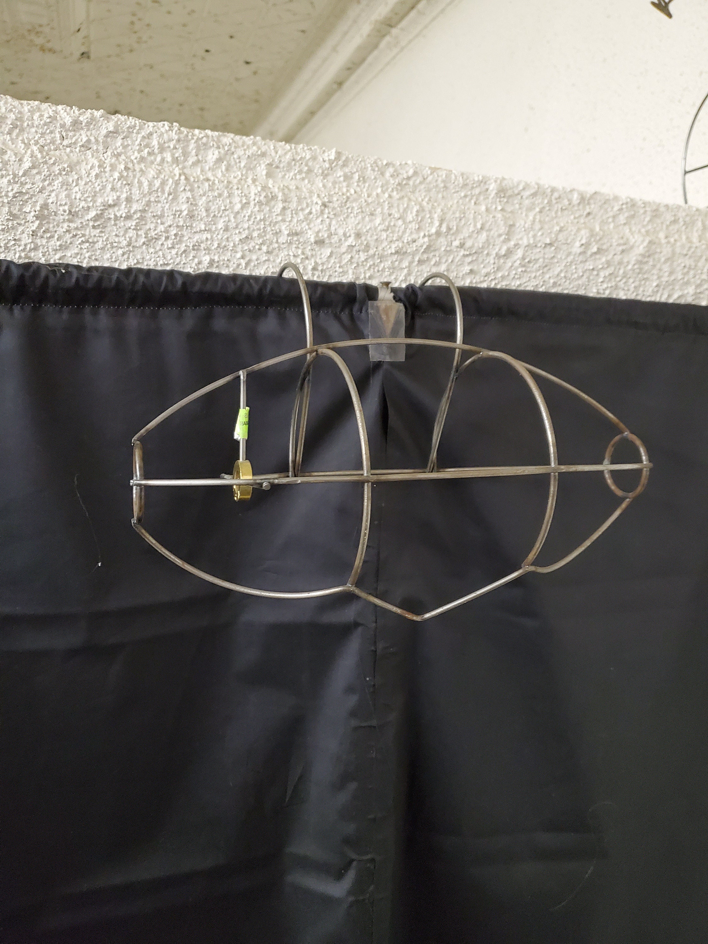 Blimp Shape Bed Lamp Frame, Hangs Over Headboard Frame, HD Construction ...