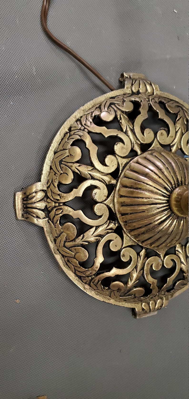 Dual Cluster Socket Floor Lamp New Wire 2 Green Vaseline - Etsy