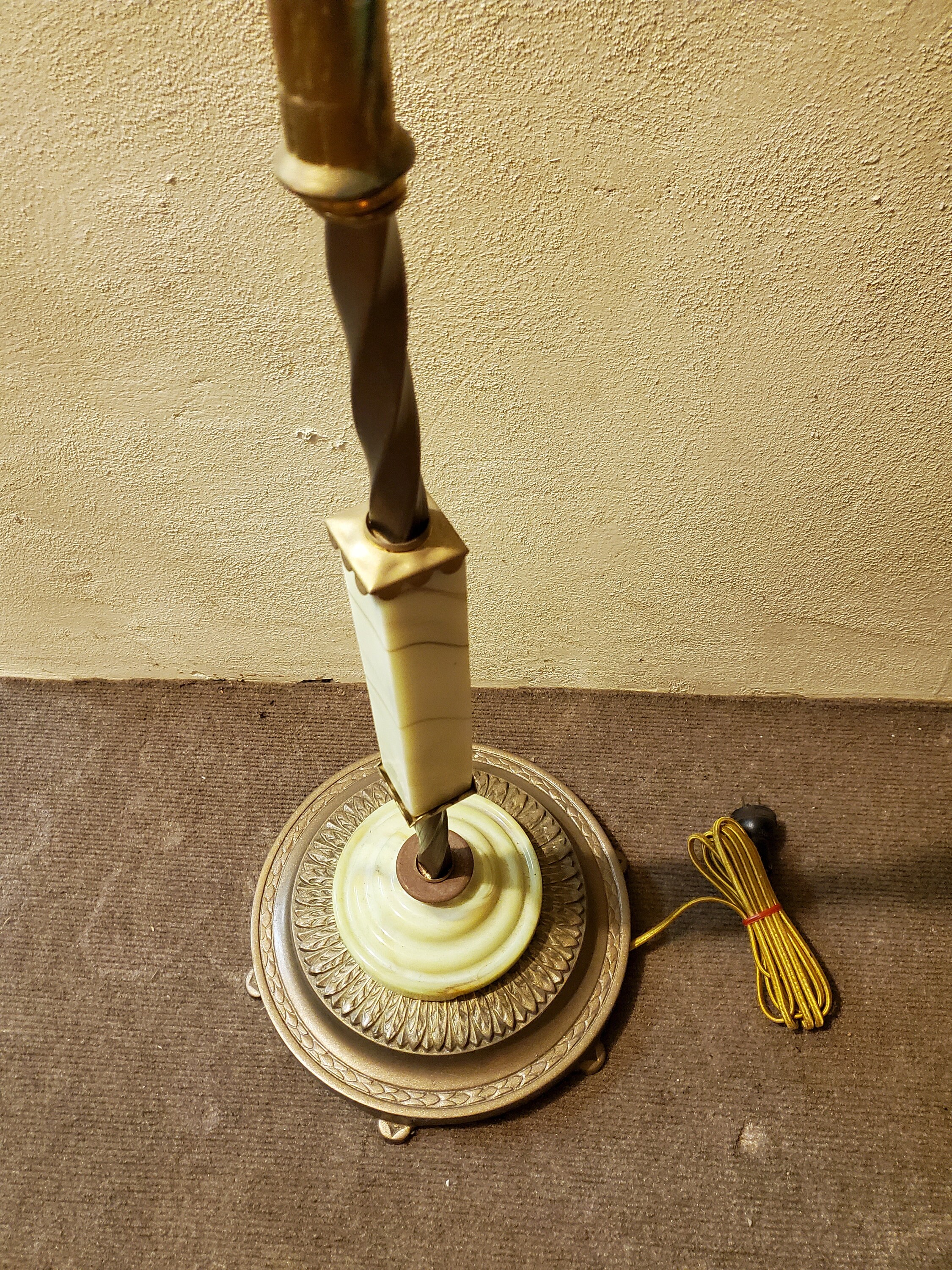 Art Deco Floor Bridge Lamp Pull Chain Edison Native | Etsy