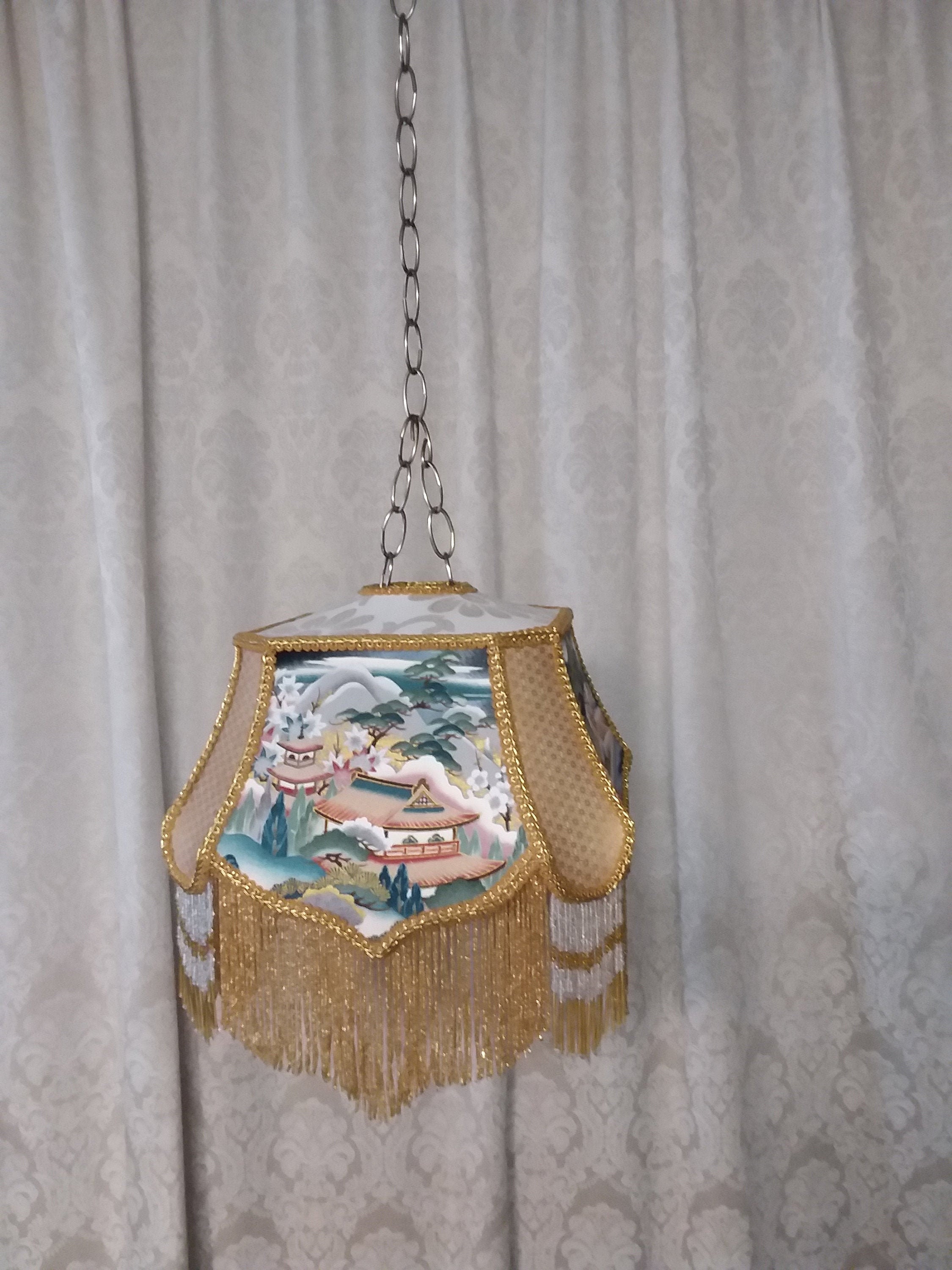 Custom Hand Made Victorian Royal Loop Bridge Lamp Shade | Etsy