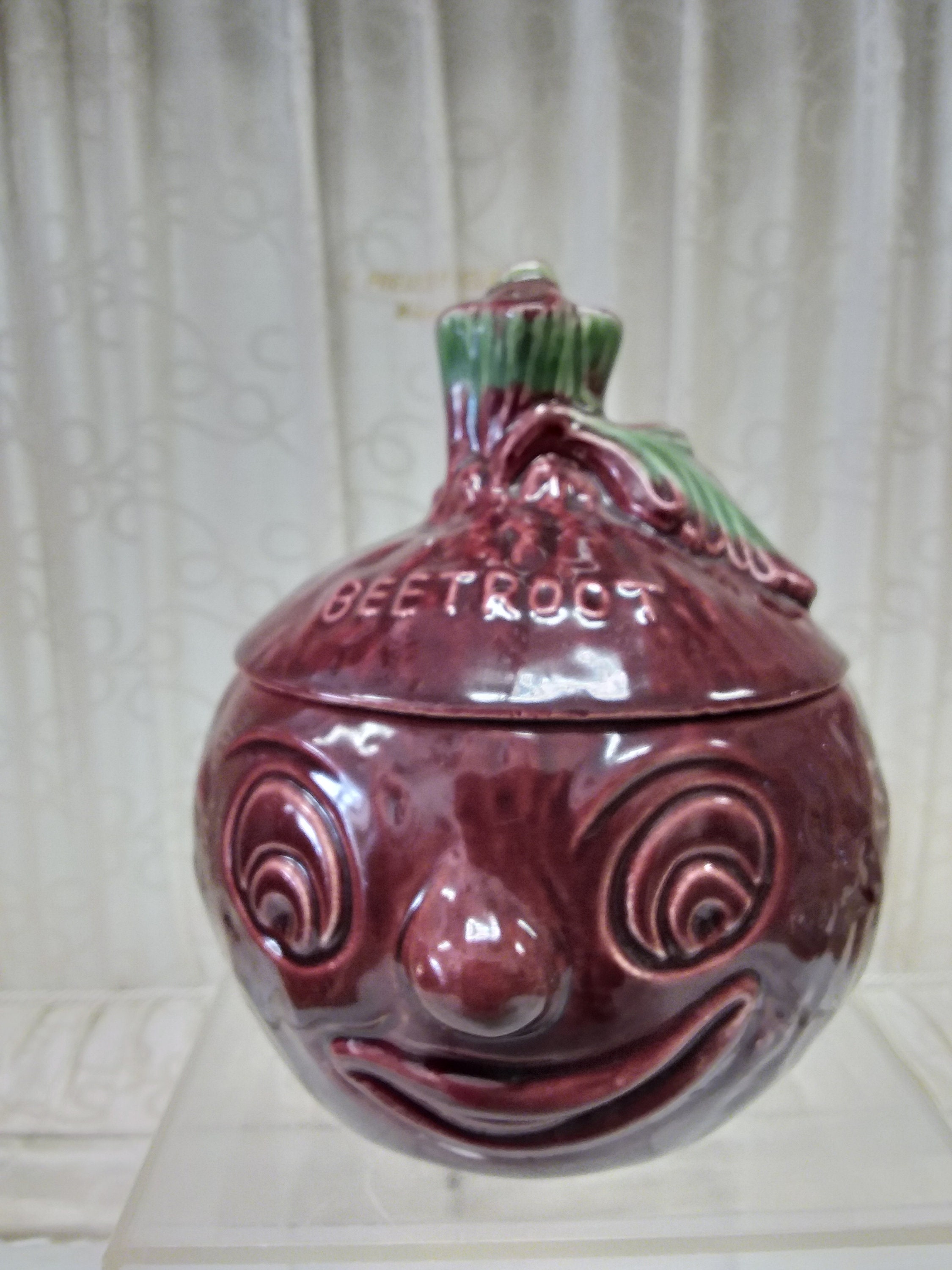 Beetroot Container with Lid 4553 SylvaC made in England Ca. | Etsy