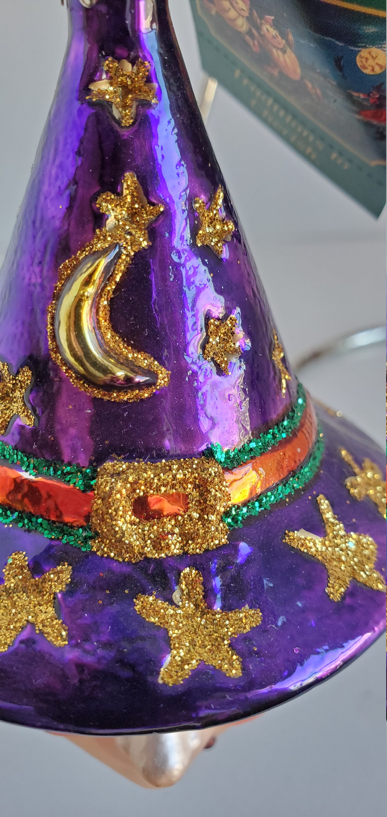 Pair Halloween/Holiday Ornaments Witch At Cauldron and Kindly | Etsy