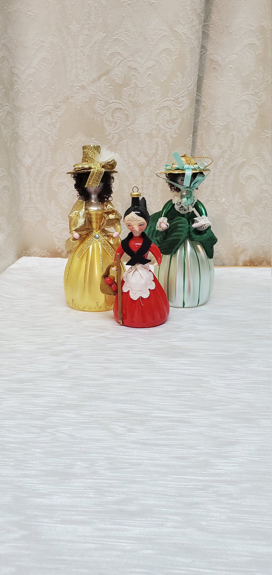 De Carlini, Italy, Hand Blown, Hand Painted Glass Christmas Decorations ...