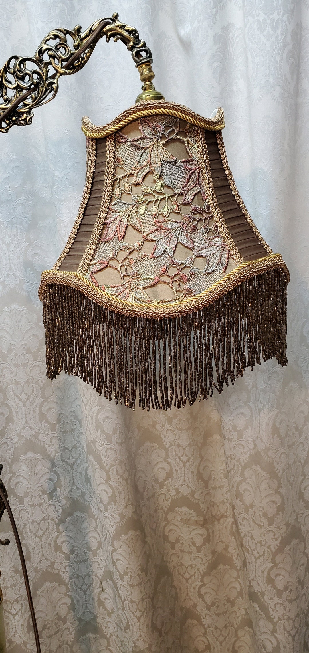 Uno Mount Bridge Lamp Shade Gas Light Shape Brass - Etsy