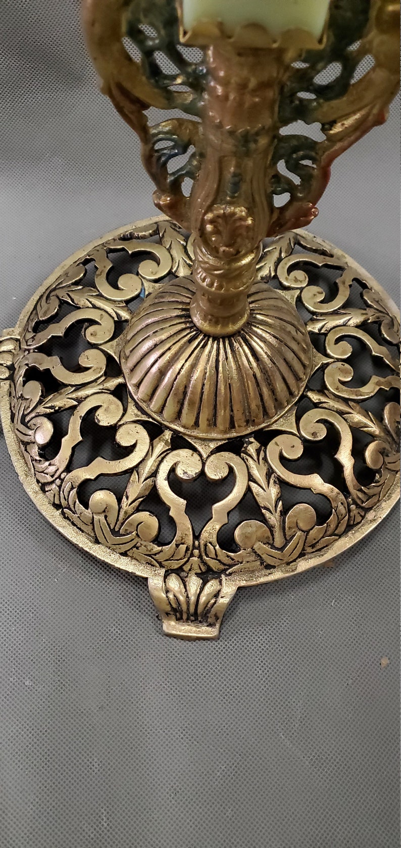 Dual Cluster Socket Floor Lamp New Wire 2 Green Vaseline - Etsy