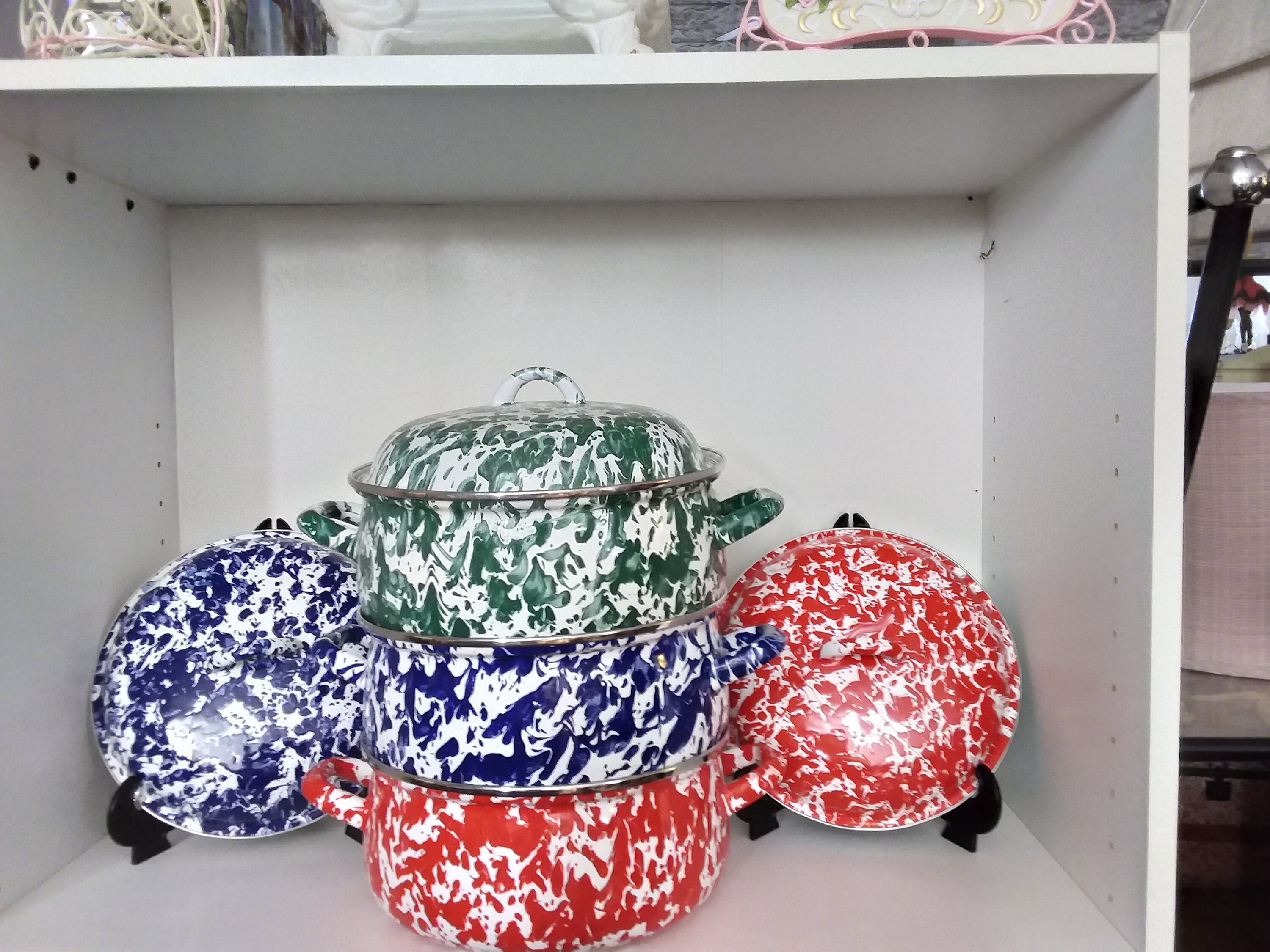 Choice Graniteware/swirl/splatter/enamelware Dutch Oven Kettle | Etsy