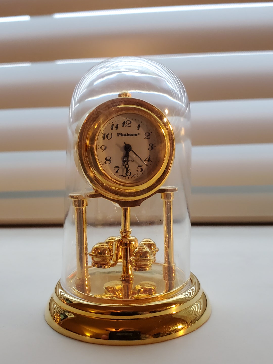 Mini Solid Cast Brass Cased Quartz Watch Movement Doll House/desk ...