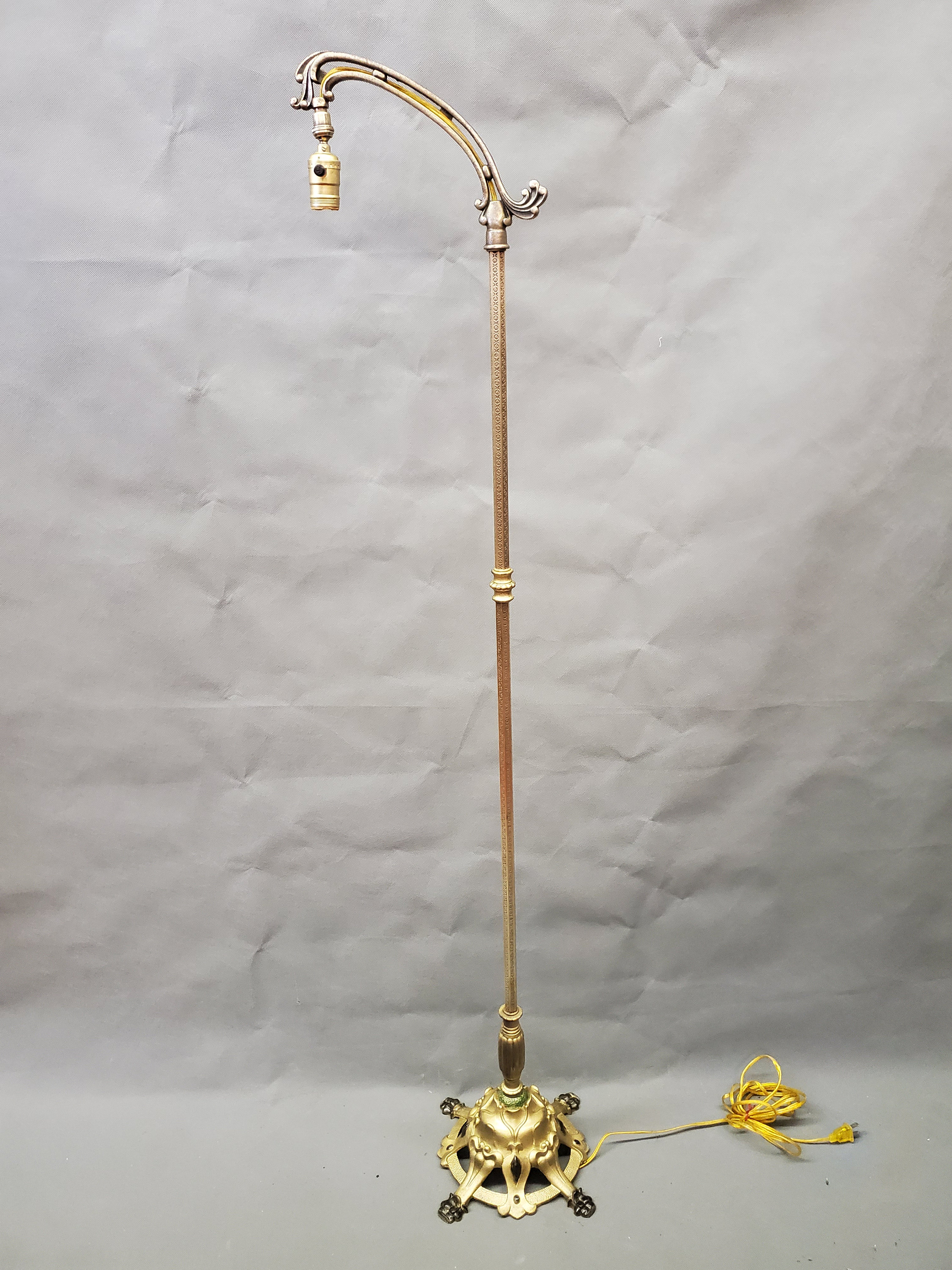 Arts & Crafts Style Bridge Floor Lamp Superb Base | Etsy