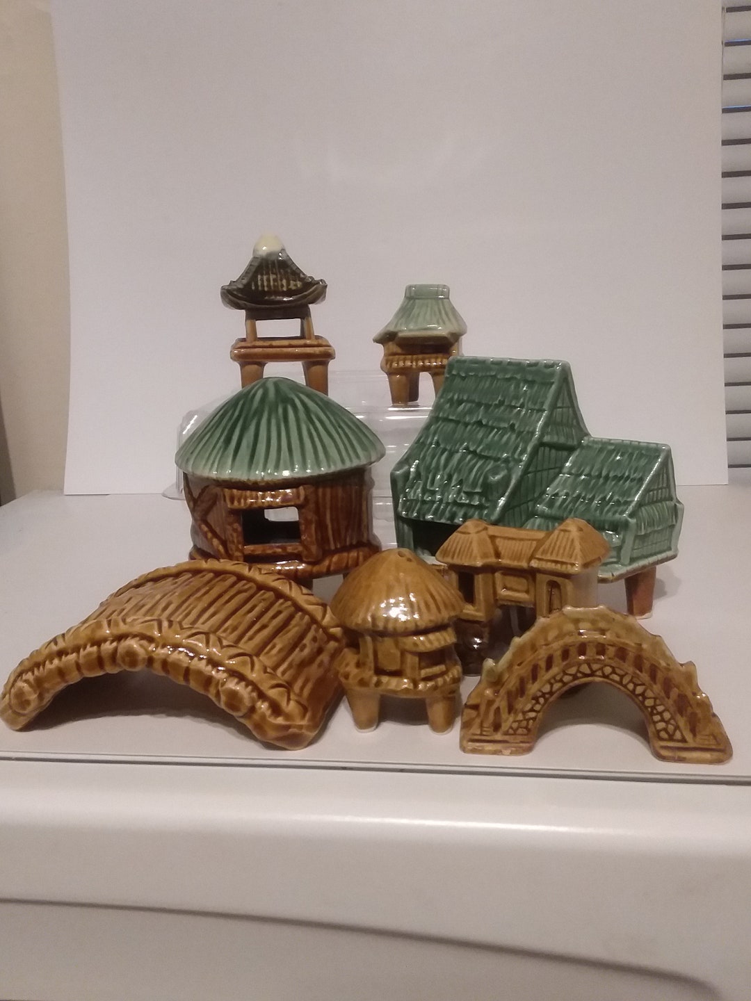 Mudmen Village for Aquarium or Terrarium Ca 1950's 8 Pieces - Etsy UK