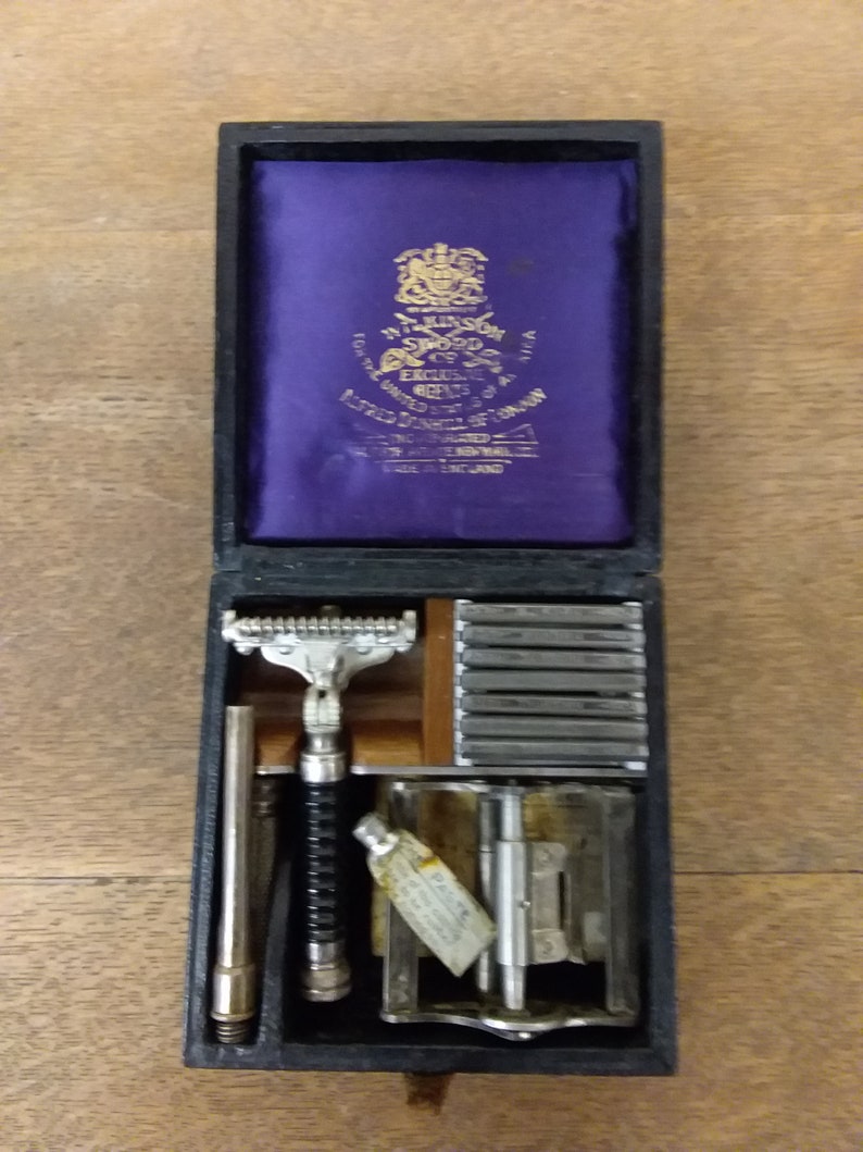Ca. 1900's Days of the Week Shaving Razors Set in Case - Etsy