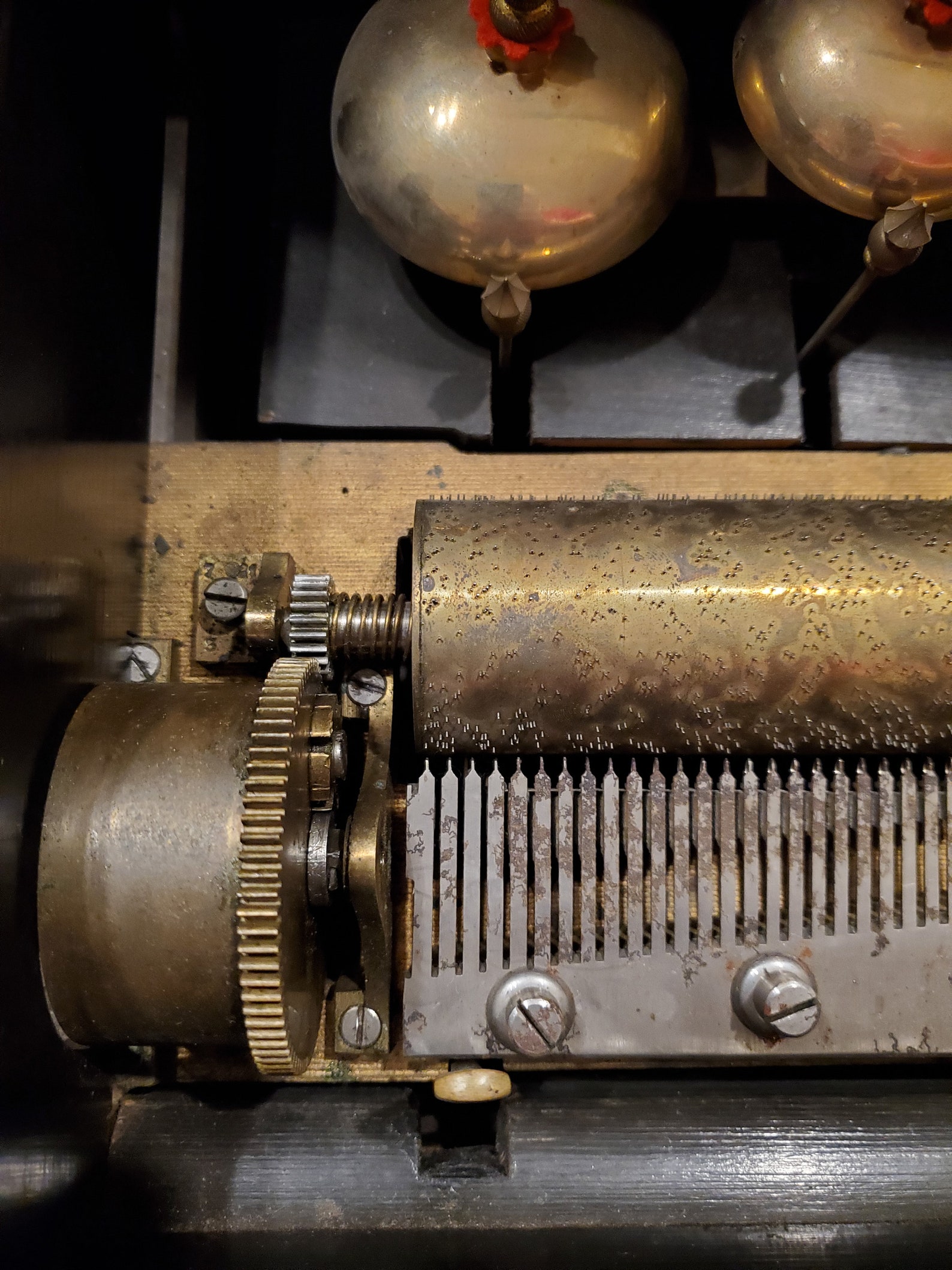 1800's French Music Box 4 Bells Cob Driven Beautiful | Etsy