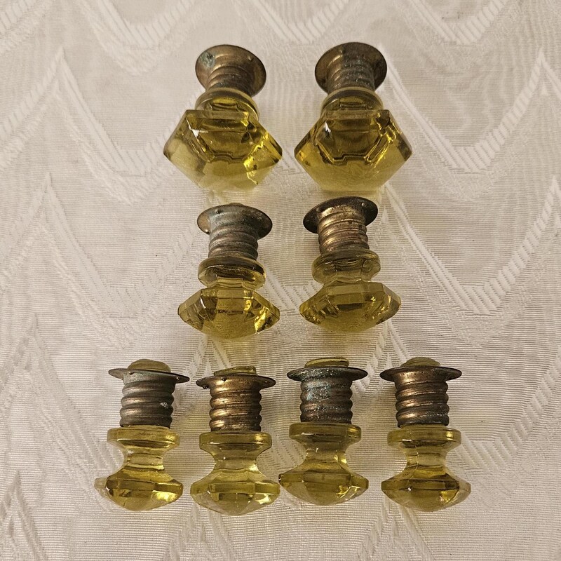 Amber Glass Knobs - Etsy