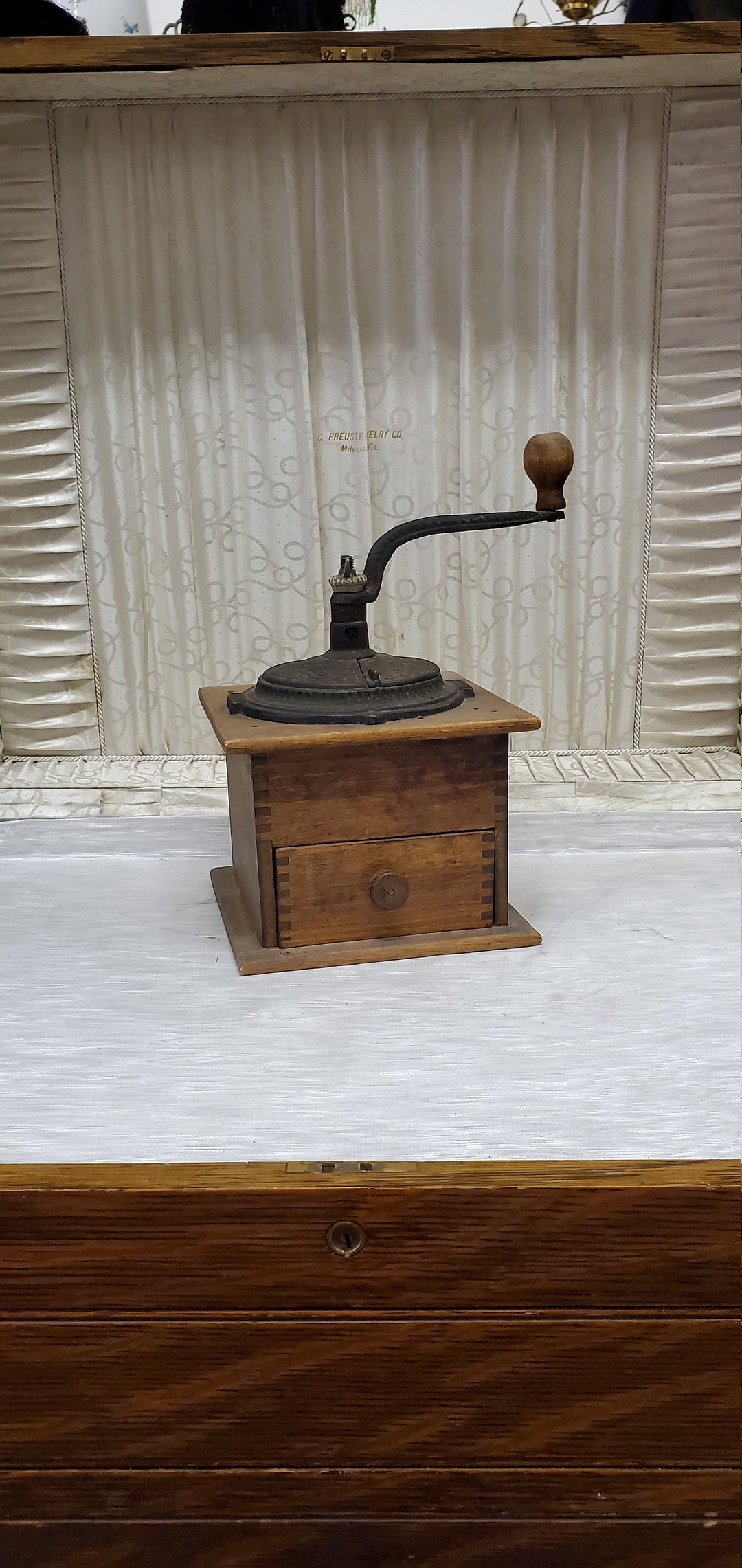 1800's Dadoed Wood and Cast Iron Primitive Lap Coffee - Etsy