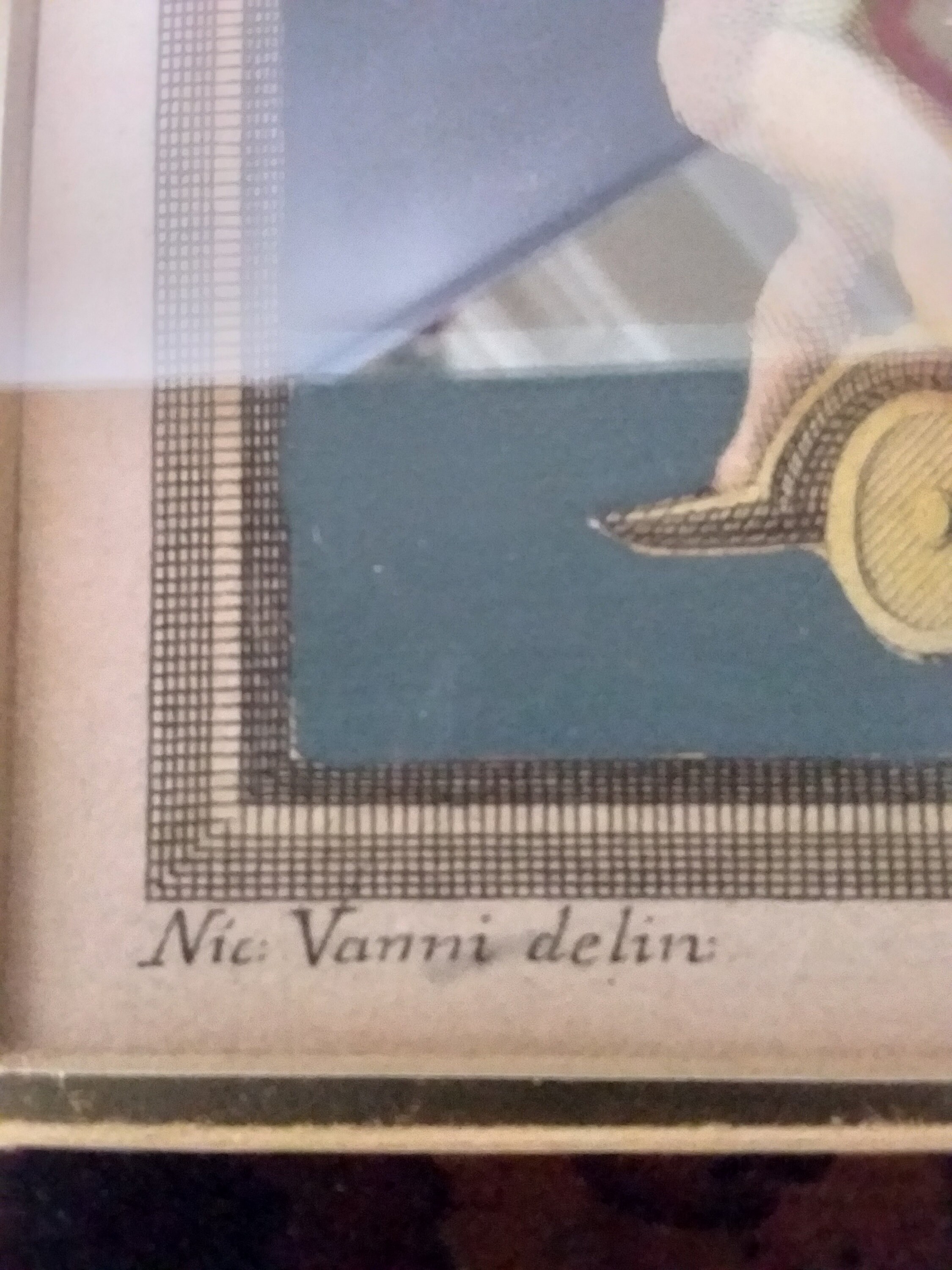 4 Assorted Italian Cherub Prints Great Matting Great | Etsy