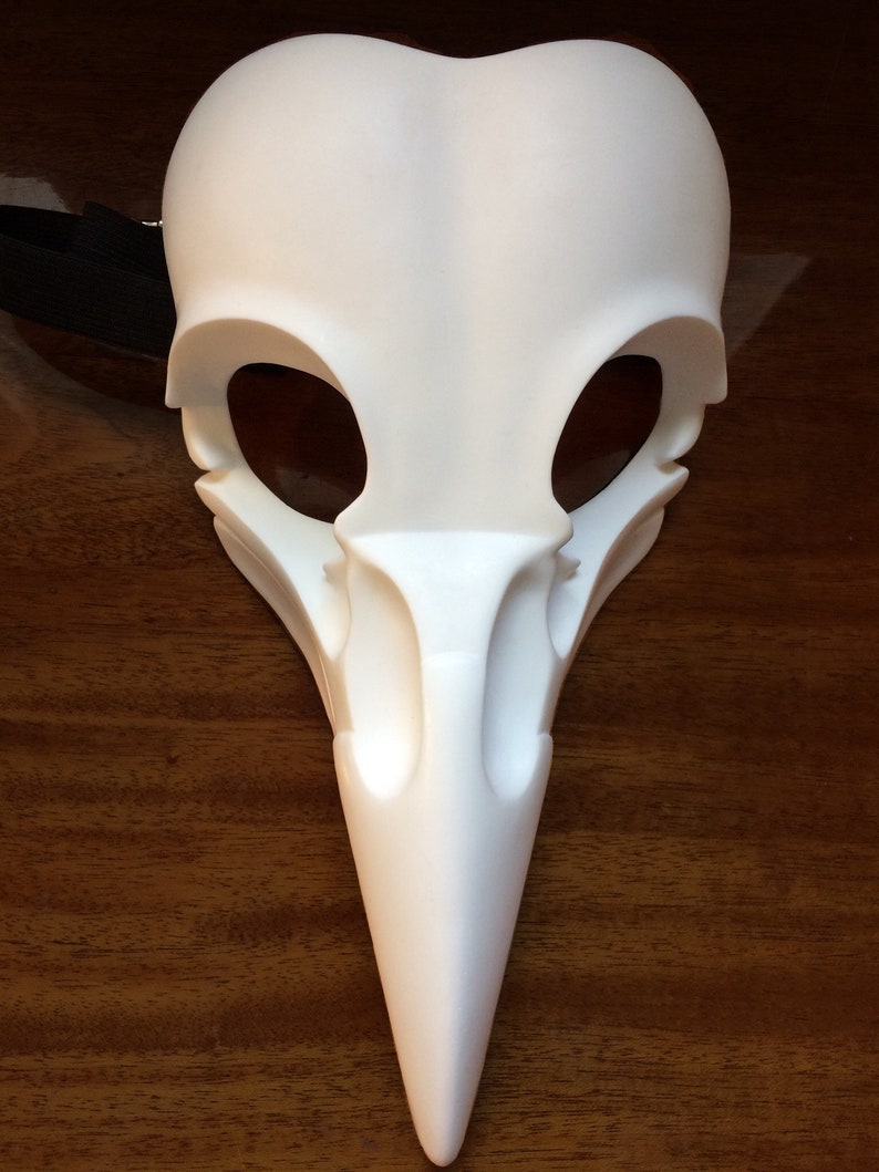 Raven crow skull mask kenku halloween mask masquerade | Etsy