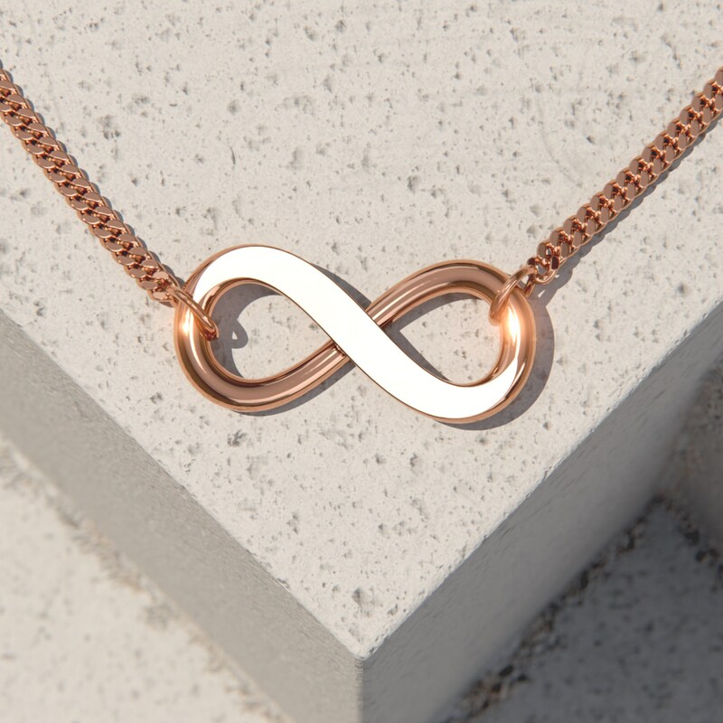 Infinity Necklace - Etsy